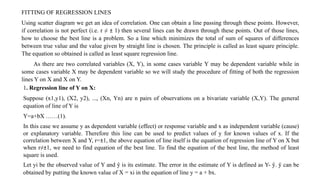 REGRESSION ANALYSIS THEORY EXPLAINED HERE | PPTX | Physics | Science