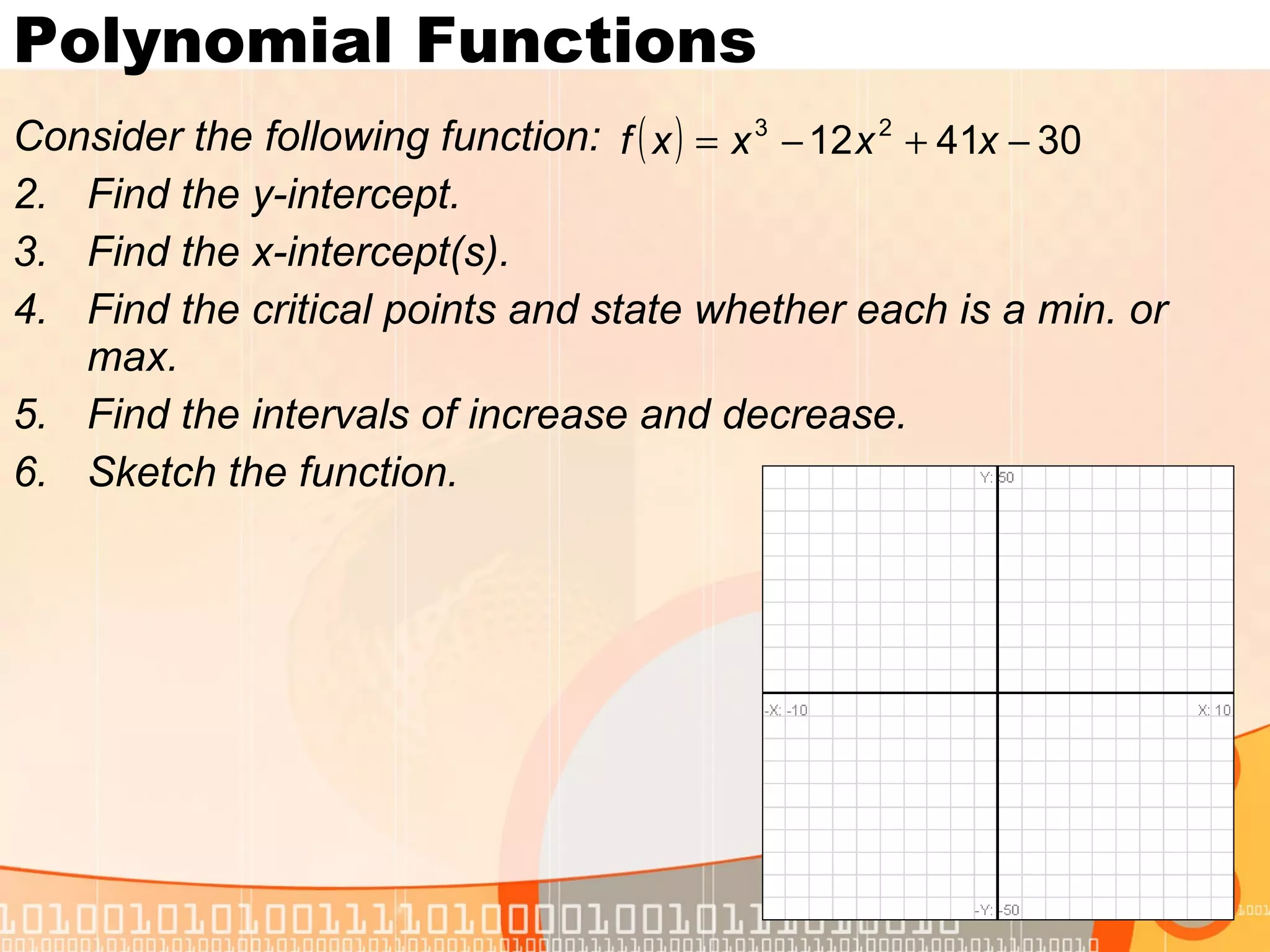 Polynomial Functions Review | PPT