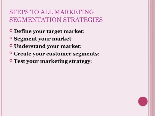 UNIT 2 RM.pptx MARKET SEGMENTATION , TARGETING AND POSITIONING | PPTX