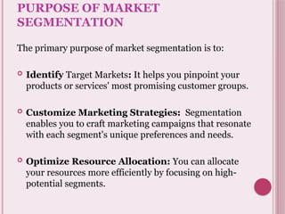 UNIT 2 RM.pptx MARKET SEGMENTATION , TARGETING AND POSITIONING | PPTX