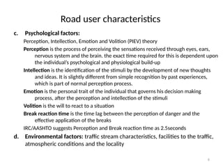 unit 2 road saftey engineering presentation | PPT | Free Download