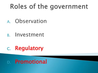 role of government | PPT