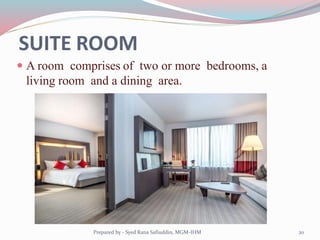 Room Types and Tariffs | PPTX