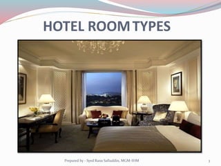 Room Types and Tariffs | PPTX