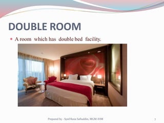 Room Types and Tariffs | PPTX