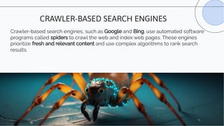 Unit 2 search-enginesand types of search engine | PDF | Search | Internet