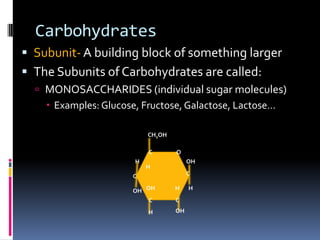 Carbohydrates and Lipids | PPTX