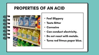 All about ACIDS AND BASES: it's Uses and its Properties | PDF
