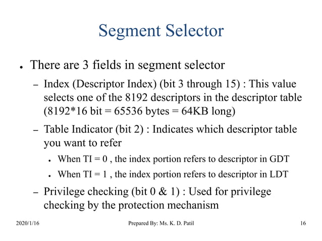 PAI Unit 2 Segmentation in 80386 microprocessor | PDF | Computing | Technology & Computing
