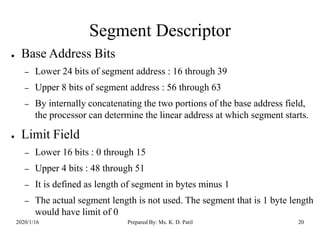 PAI Unit 2 Segmentation in 80386 microprocessor | PDF