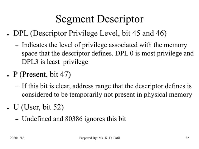 PAI Unit 2 Segmentation in 80386 microprocessor | PDF | Computing ...
