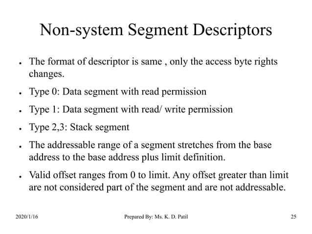 PAI Unit 2 Segmentation in 80386 microprocessor | PDF | Computing | Technology & Computing