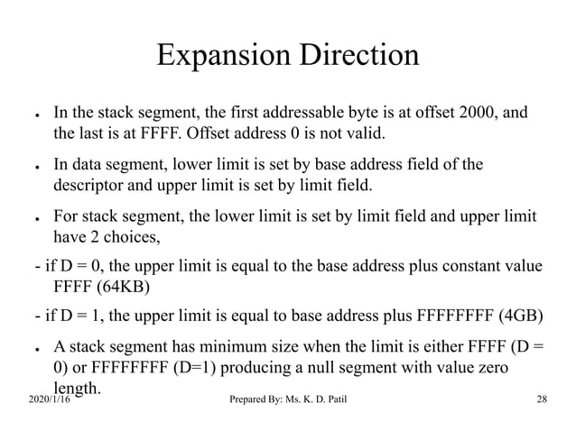 PAI Unit 2 Segmentation in 80386 microprocessor | PDF | Computing | Technology & Computing