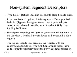 PAI Unit 2 Segmentation in 80386 microprocessor | PDF