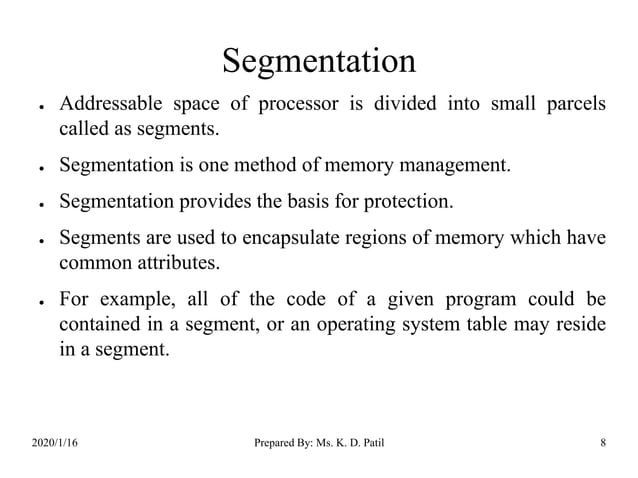 PAI Unit 2 Segmentation in 80386 microprocessor | PDF | Computing | Technology & Computing