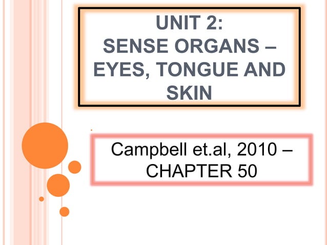 UNIT 2 SENSE ORGANS EYES.pptx