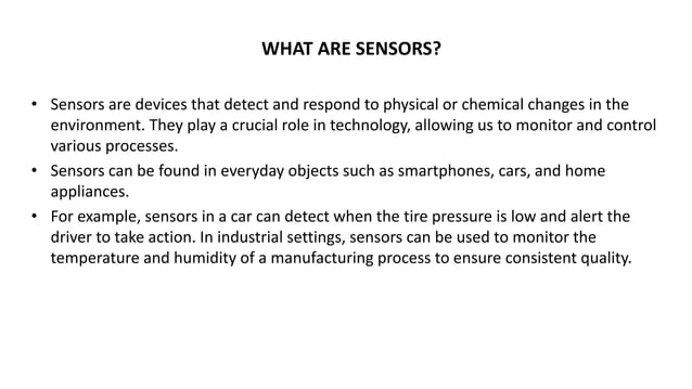 UNIT 2 Sensor Technology.ppt