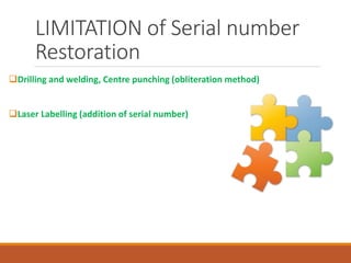 Unit 2_serial number restoration.pptx | Stamps and Coins | Collecting