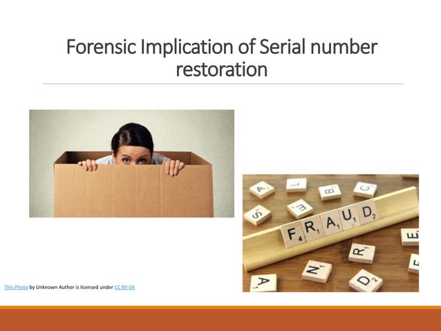 Unit 2_serial number restoration.pptx | Stamps and Coins | Collecting