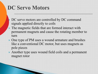 Unit 2 servo motor | PPTX | Needlework | Arts and Crafts