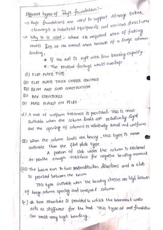 Unit 2 shallow foundations Hand written notes | PDF