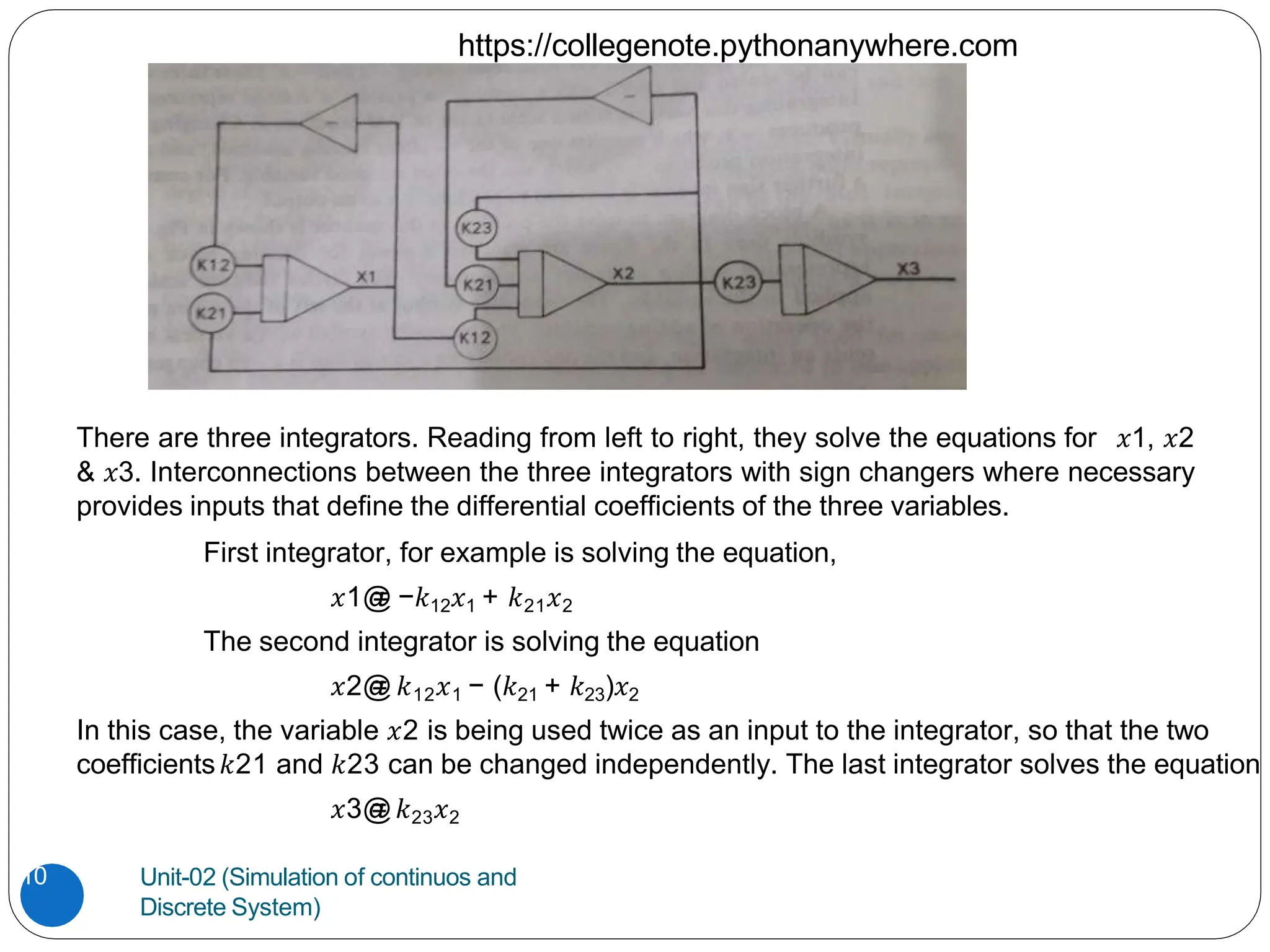 Unit 2_ Simulation of Continuous and Discrete System.pptx | Physics | Science