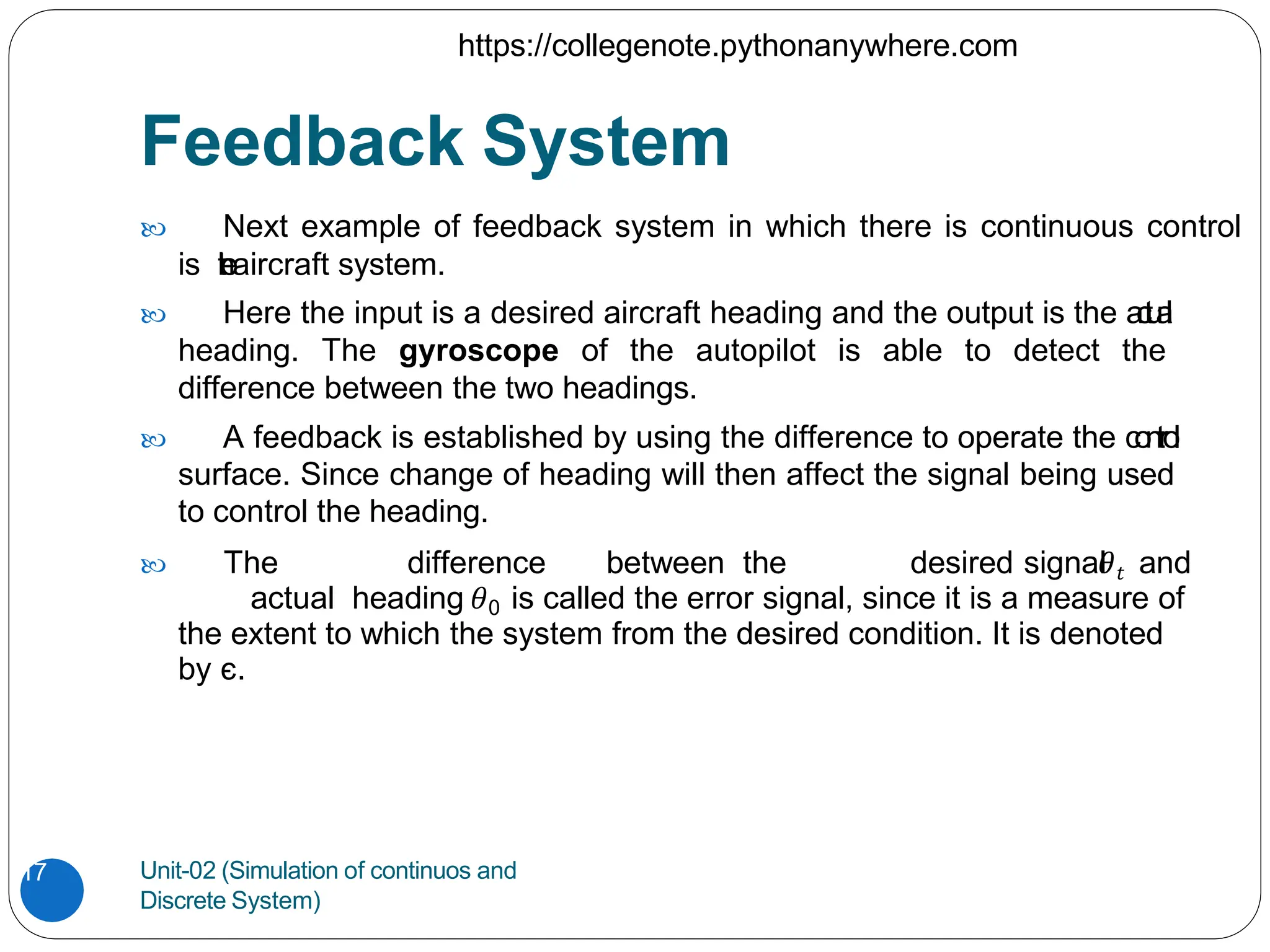 Unit 2_ Simulation of Continuous and Discrete System.pptx