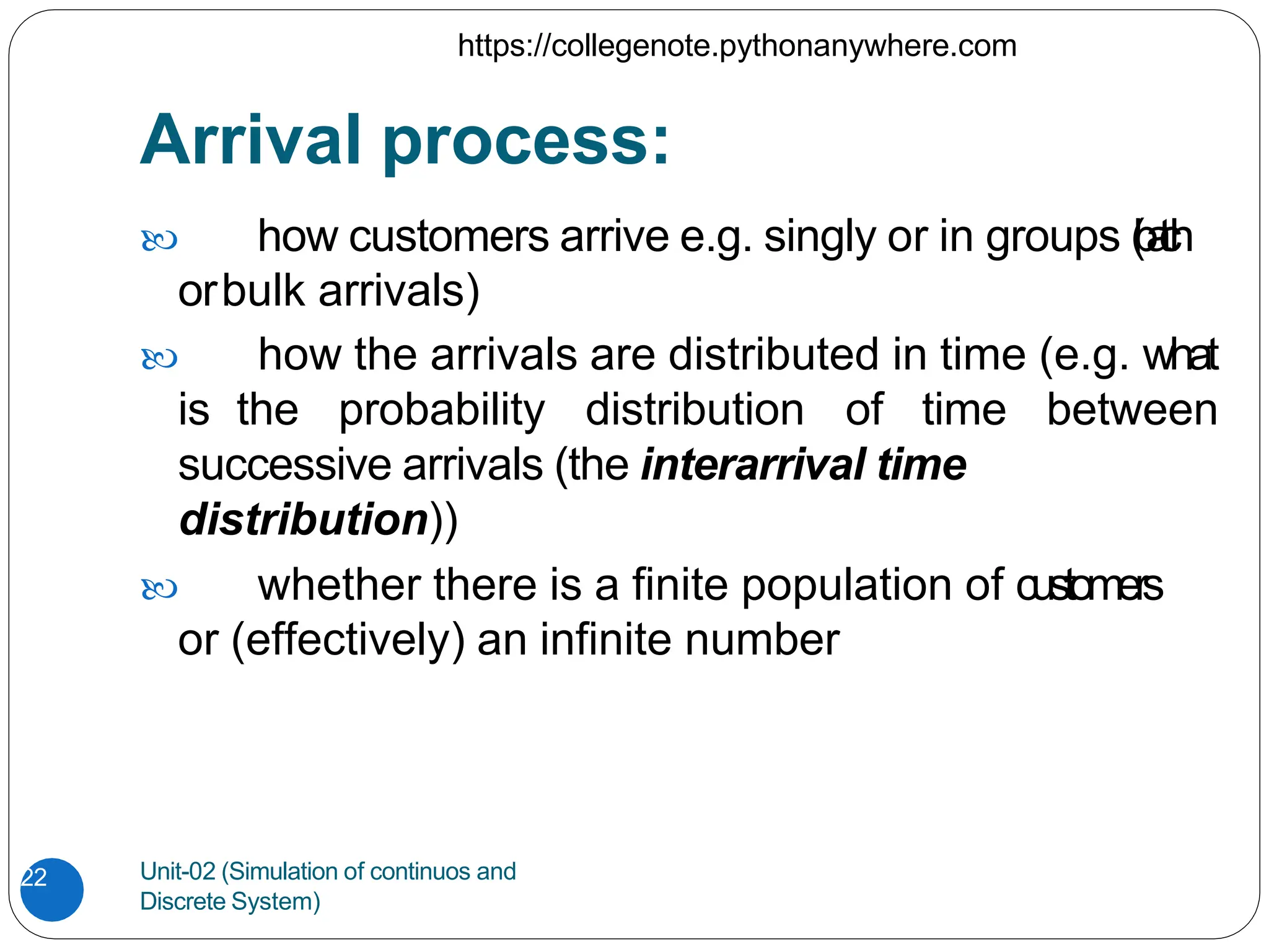 Unit 2_ Simulation of Continuous and Discrete System.pptx
