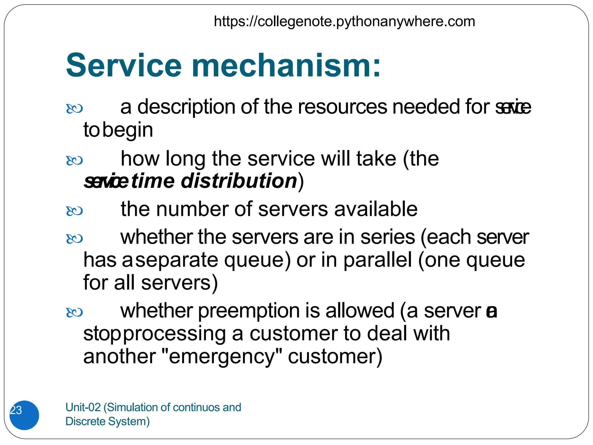 Unit 2_ Simulation of Continuous and Discrete System.pptx