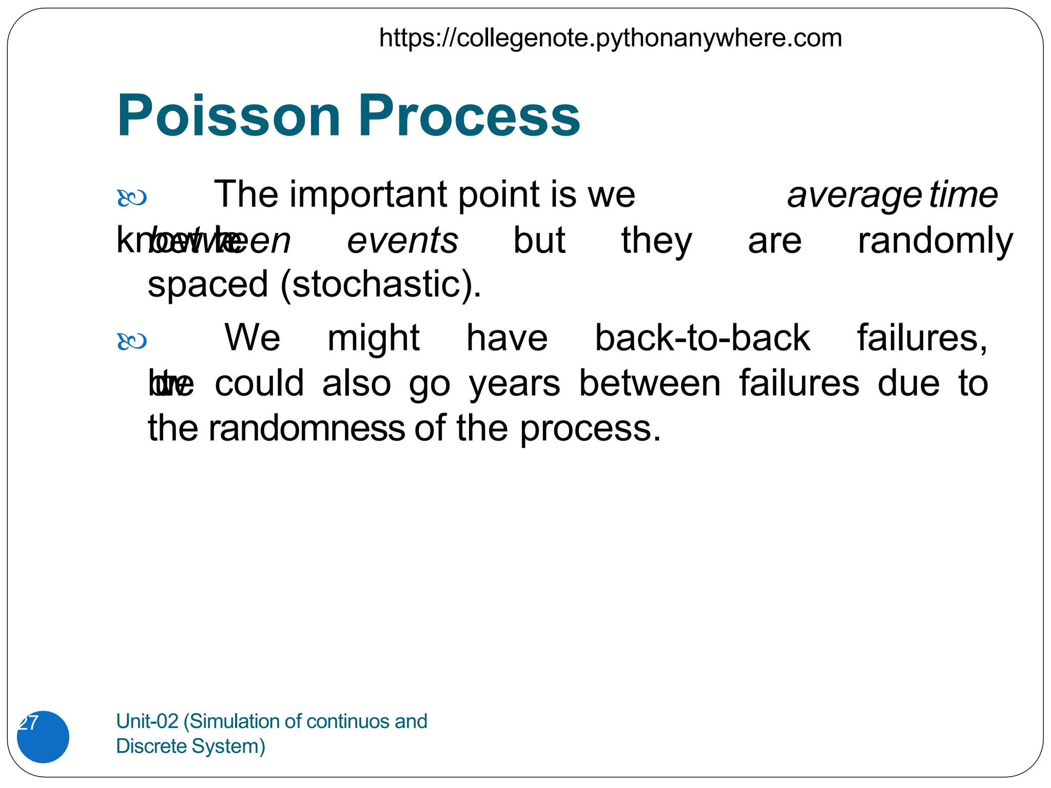 Unit 2_ Simulation of Continuous and Discrete System.pptx