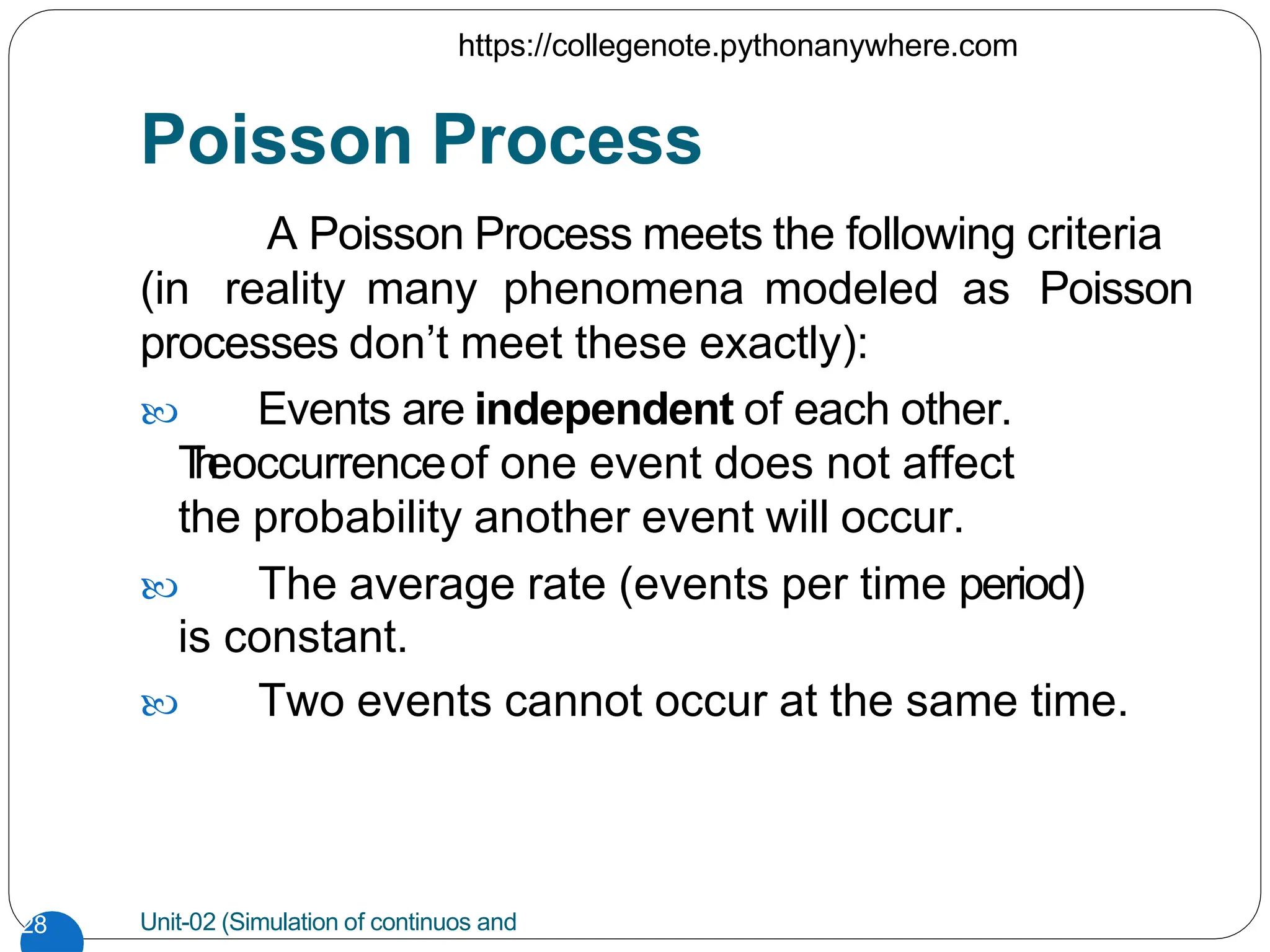Unit 2_ Simulation of Continuous and Discrete System.pptx
