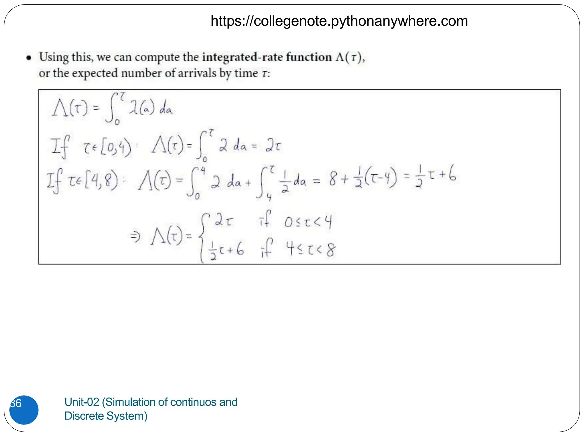 Unit 2_ Simulation of Continuous and Discrete System.pptx