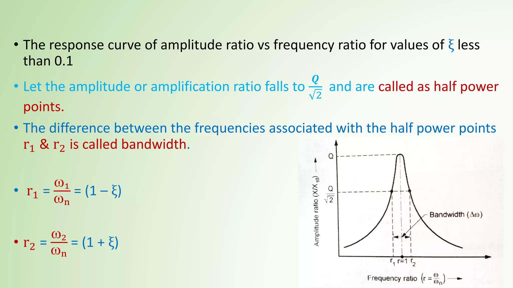 single degree of freedom systems forced vibrations | PDF