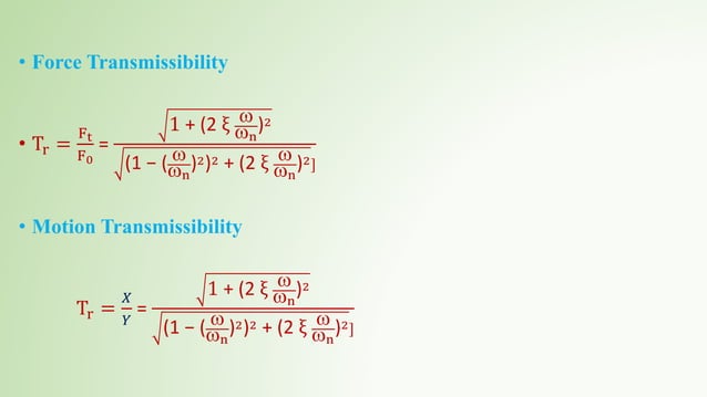 single degree of freedom systems forced vibrations | PDF | Physics ...