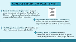 Good Laboratory Practices: INSPECTION AND AUDIT PROCESS | PDF