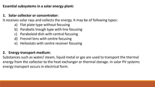 Solar energy introduction | PPTX