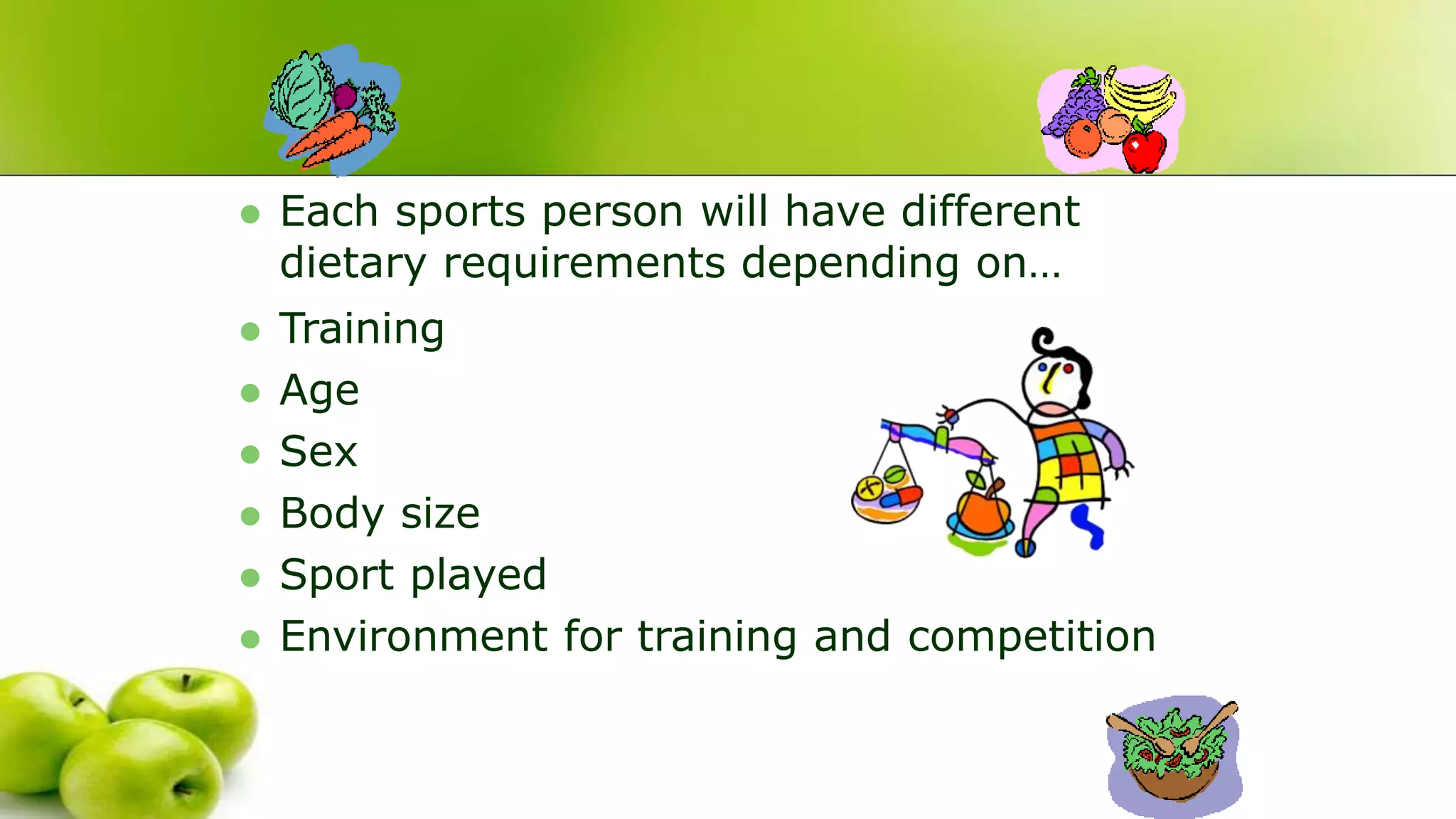 sports & nutrition Unit 2 physical education class 12 | PPTX