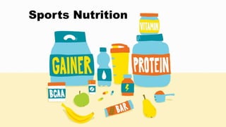 sports & nutrition Unit 2 physical education class 12 | PPTX