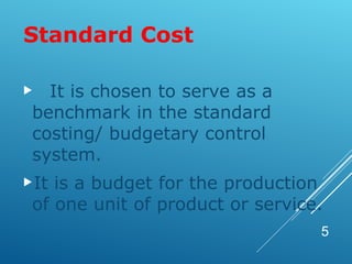 Unit 2 Standard costing.ppt finance and costing | PPT