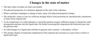 Unit 2 states of matter | PPTX