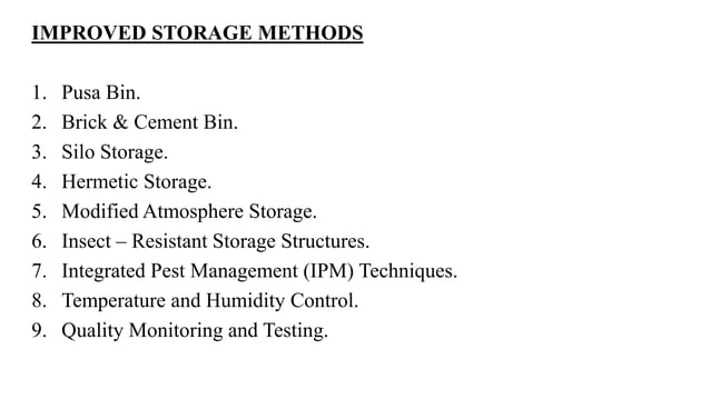 Unit 2 Storage methods.pptx | Gardening | Home & Garden