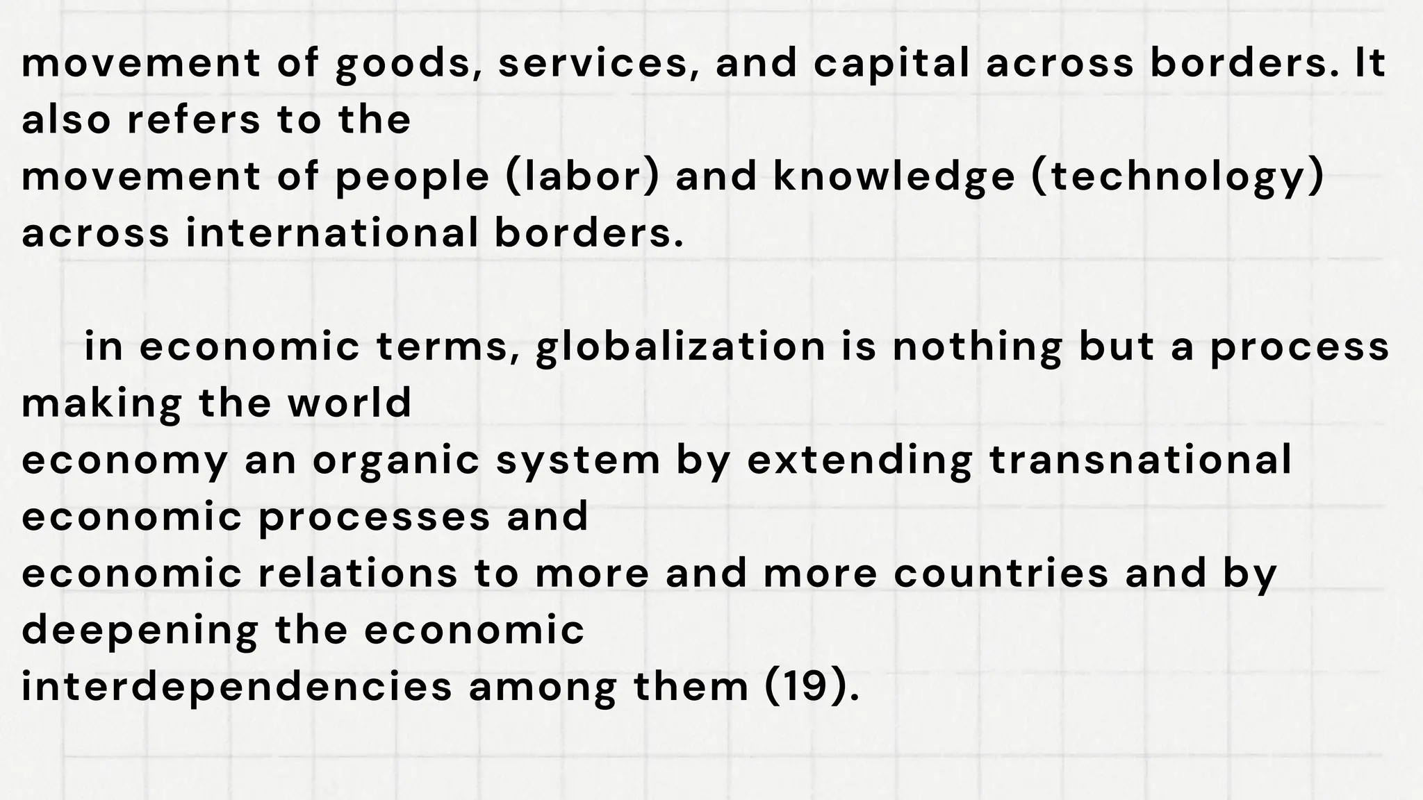 The Structure of Globalization Unit II C | PDF