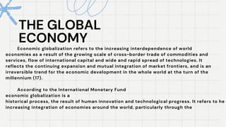 The Structure of Globalization Unit II C | PDF
