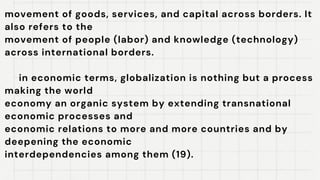 The Structure of Globalization Unit II C | PDF