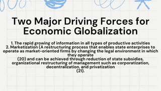 The Structure of Globalization Unit II C | PDF