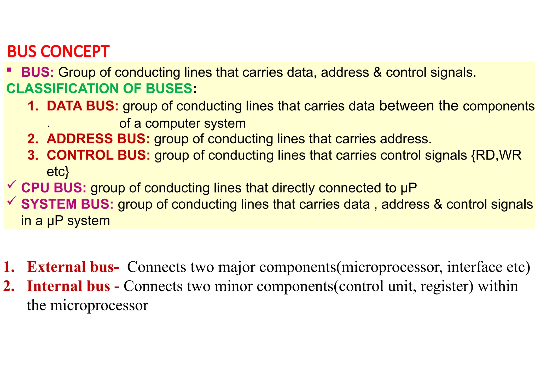 8086 MICROPROCESSOR- SYSTEM BUS STRUCTURE | PPT
