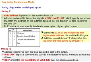 8086 MICROPROCESSOR- SYSTEM BUS STRUCTURE | PPTX