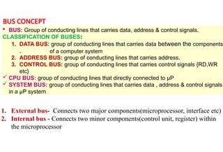 8086 MICROPROCESSOR- SYSTEM BUS STRUCTURE | PPTX