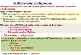 8086 MICROPROCESSOR- SYSTEM BUS STRUCTURE | PPTX