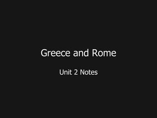 Unit 2 - Classical Civilizations | PPTX